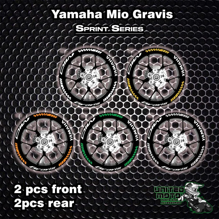 Yamaha Mio Gravis Mags Decals - Sprint Series | Lazada PH