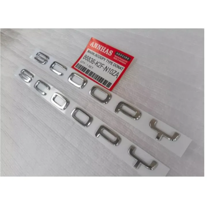 ASESORIS MOTOR-Decal Emblem Scoopy New 2021 prestige Warna Gold ...
