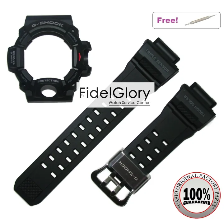 Original G Shock Rangeman GW-9400 -1 Bezel and Strap (Matte Black ...