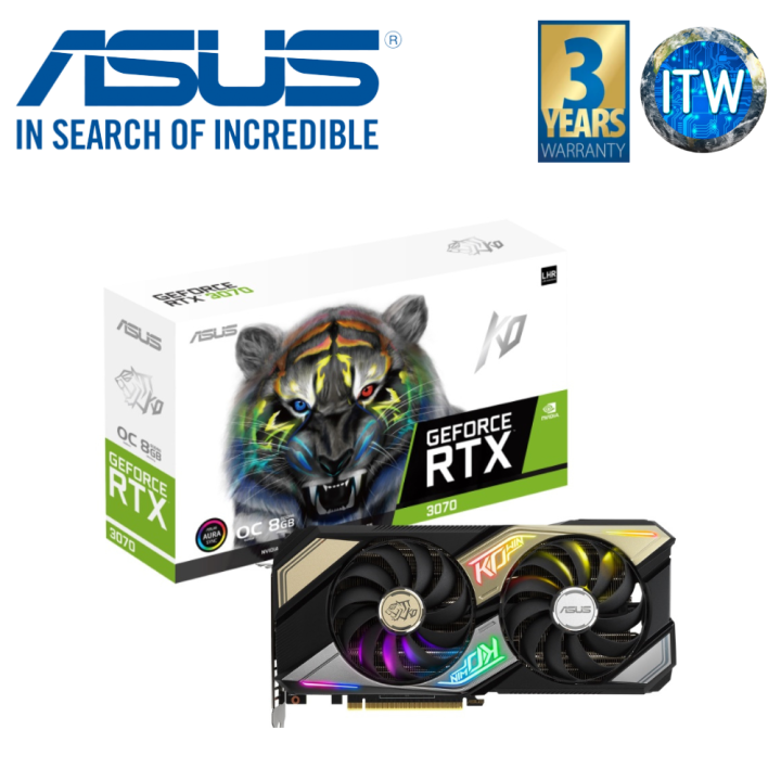 KO GeForce RTX™3070 V2 OC Edition 8GB GDDR6 Graphic Card (KO-RTX3070 ...