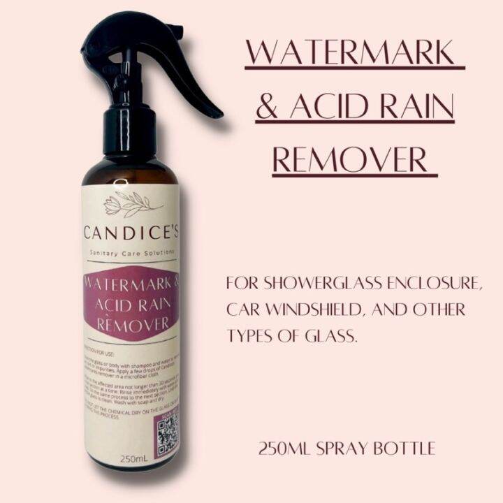 Candice’s Watermark and Acid Rain Remover for car glass mirror shower ...