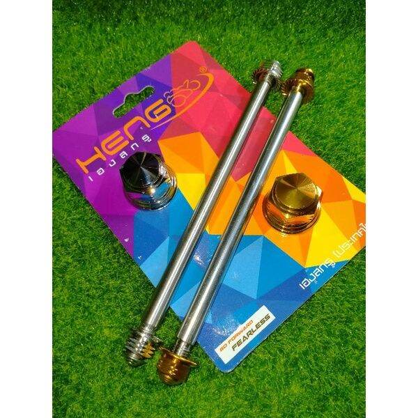 Heng gold bolts rear nut &front axle set for mio sporty/soulty/Nouvo ...
