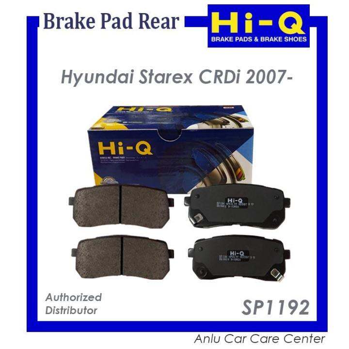 Hi-Q Brake Pads Rear For Hyundai Starex CRDi 2007- (SP1192) | Lazada PH