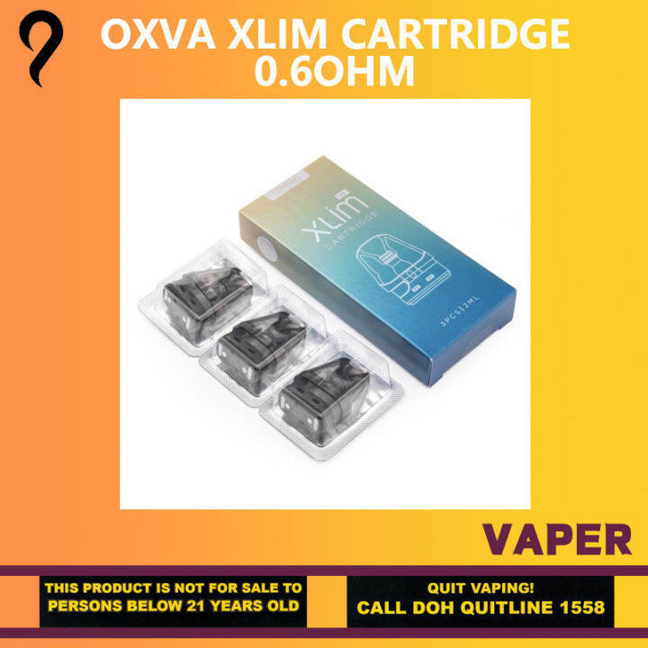 OXVA XLIM V1 V2 ORIGINAL SE CARTRIDGE 0.6Ω 0.8Ω (LEGIT) | Lazada PH