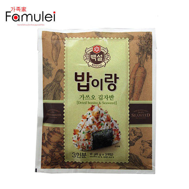 CJ Korean Rice Seasoning Furikake Seaweed Mix 18g | Lazada PH
