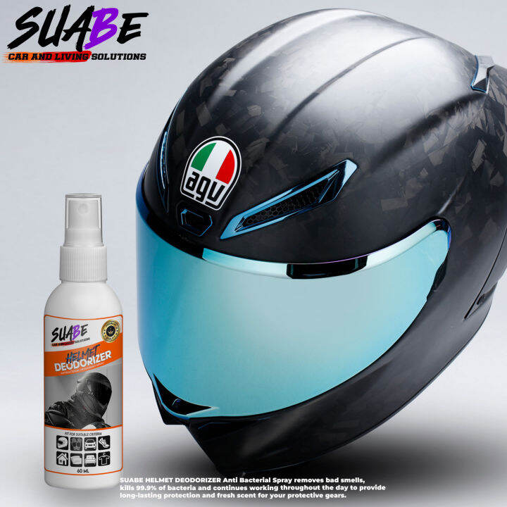 Helmet Deodorizer 60ml - Helmet Disinfectant Spray / Helmet Sanitizer ...