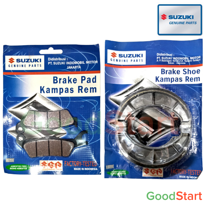 GENUINE SUZUKI GIXXER150 CARB BRAKE PADS & BRAKE SHOE GIXXER 150 CARB ...