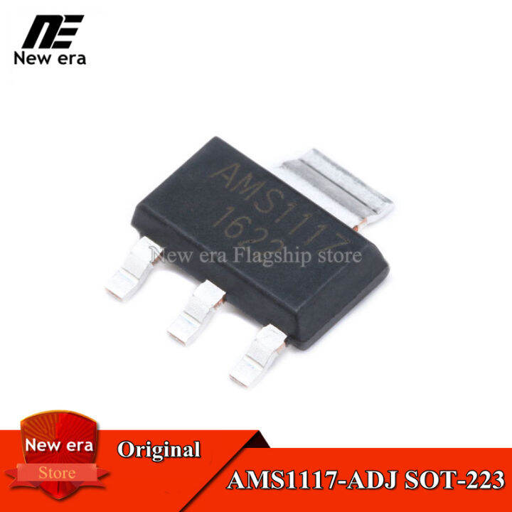 10Pcs Original AMS1117-ADJ SOT-223 AMS1117 SOT223 Linear regulated power supply IC New Original ...