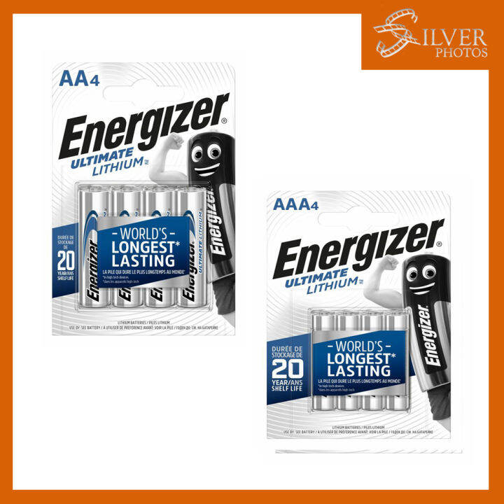12pks / 24pks of ENERGIZER Ultimate Lithium L91 AA x4 / L92 AAAX4 ...