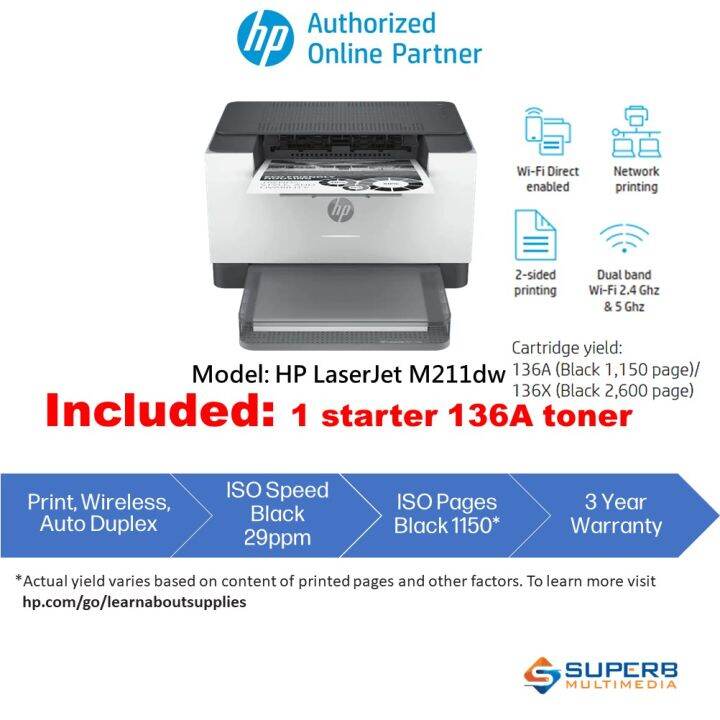 HP LaserJet M211dw Printer | Lazada