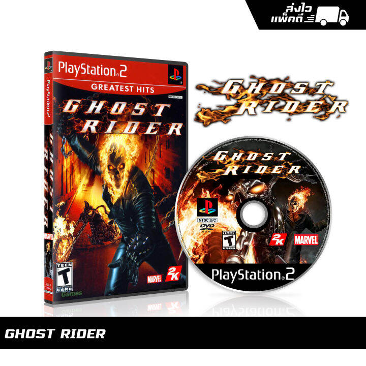 แผ่นเกม PS2 Ghost Rider (english) สกรีนแผ่น พร้อมปกใส่กล่อง | Lazada.co.th