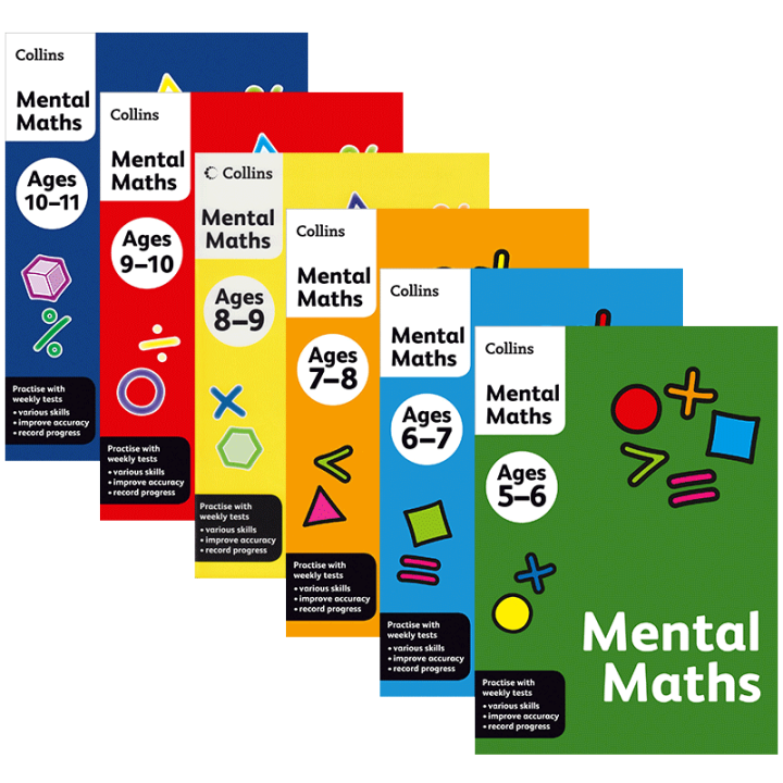 Milumilu Collins Mental Maths Original English Books | Lazada