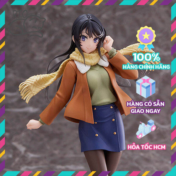 [ Hàng có sẵn ] Mô Hình Mai Sakurajima (Winter Wear ver.) Figure Nhật Bản - Coreful Taito - Rio ...
