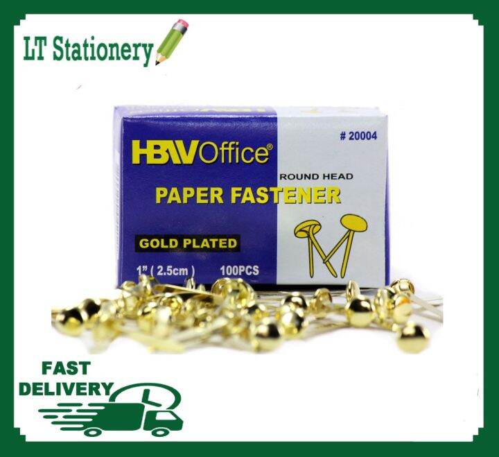 HBW Office Paper Fastener Round Head | Lazada PH