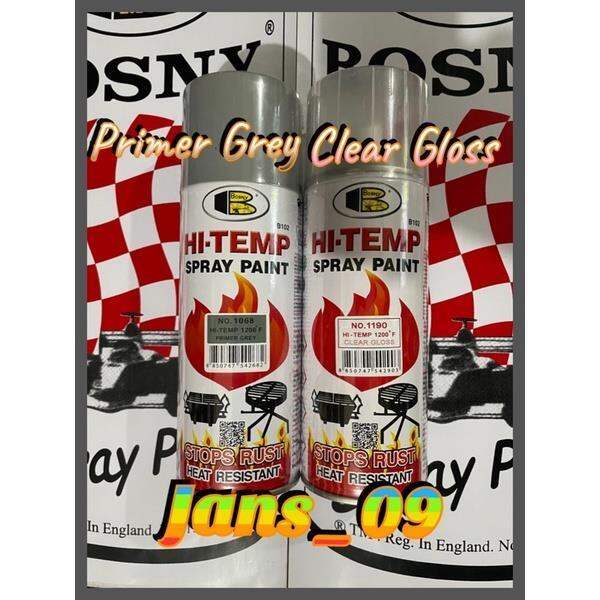 Cian Bosny 1200F HI-TEMP PRIMER GREY / CLEAR (TOP COAT) | Lazada PH