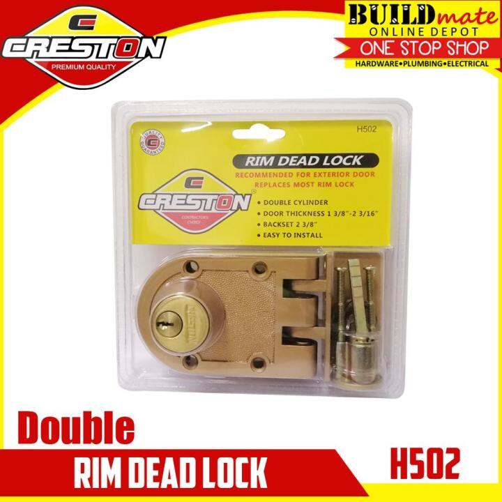CRESTON Double Rim Dead Lock H502 | Lazada PH