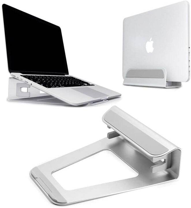 2 In 1 Ftion Aluminum Alloy Vertical Bracket Base/ Ergonomic Laptop ...