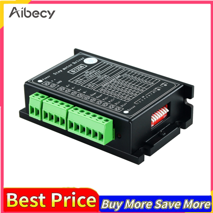 Aibecy B1206 Penggerak Stepper 2 Fase, Driver Motor Stepper Penuh ...