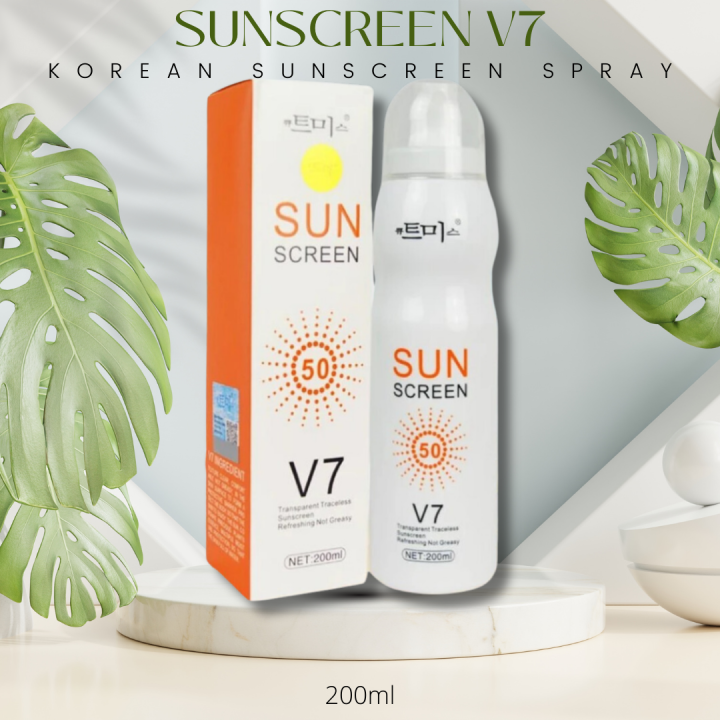 V7 Instant Whitening Sun Screen Spray SPF 50 Made in Korea 100%Original ...
