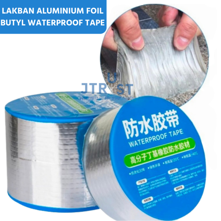 LAKBAN ALUMINIUM FOIL BUTYL WATERPROOF TAPE / LAKBAN | Lazada Indonesia