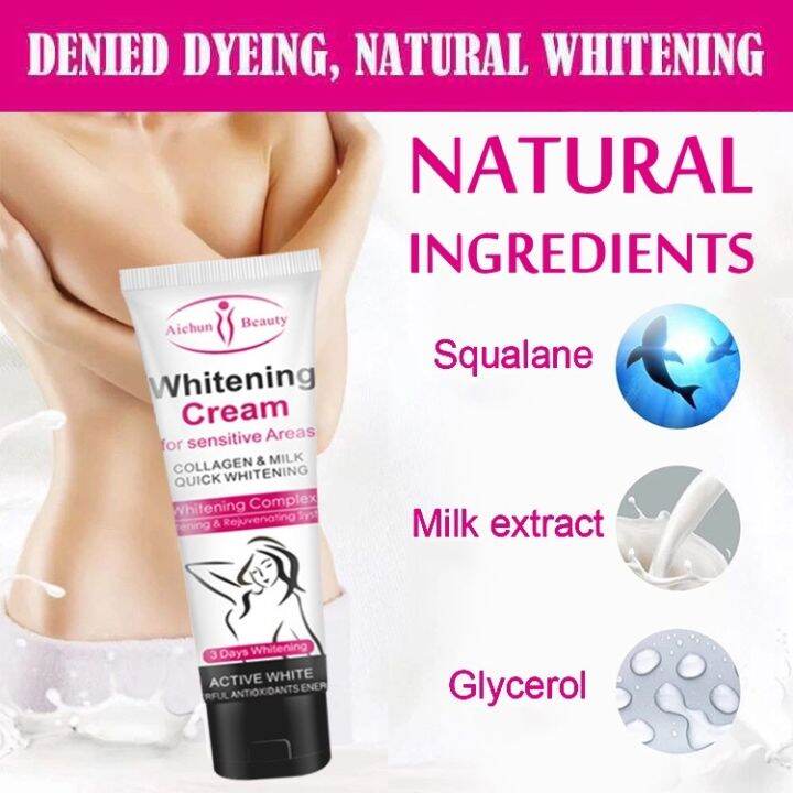 Aichun Beauty Whitening Cream Skin Care Intensive Underarm Repair Body Under Arm Lightening ...