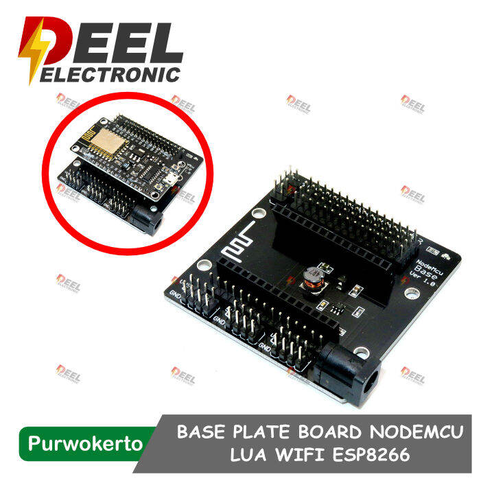 NODEMCU BASE PLATE BOARD ESP8266 NODEMCU LUA WIFI SERIAL BACKPLANE | Lazada Indonesia