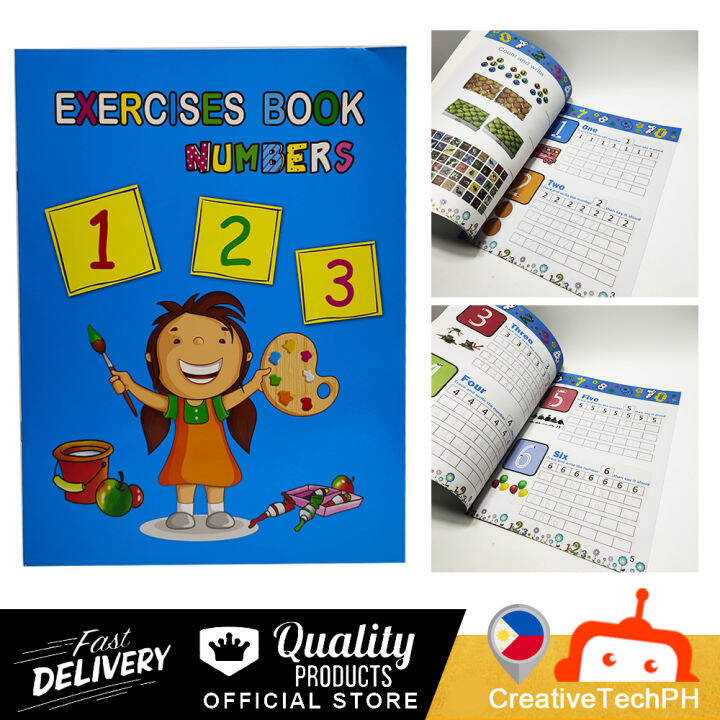 Numbers Activity Book for Kids (28 cm x 22 cm ) | Lazada PH