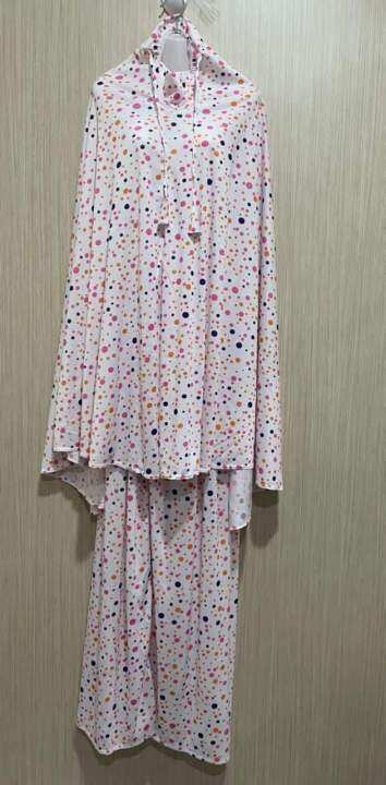 Kain Telekung Corak Bunga/ Telekung Aisyah/ Telekung Zura Rose ...