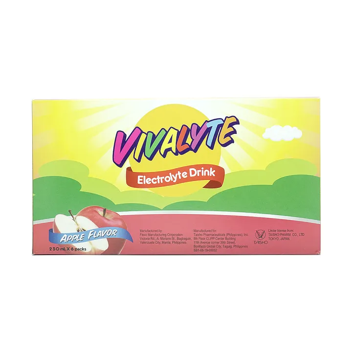 Vivalyte Electrolyte Drink 250mL Apple Flavor (per pack) | Lazada PH