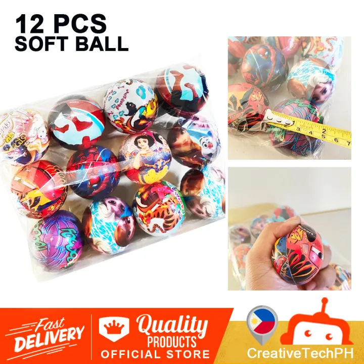 12 PCS Soft Ball ( 2 inches ball) Stress Ball Toys for Kids by Creative ...