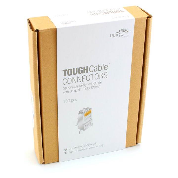 Ubiquiti TC-CON TOUGHCable Shielded CAT5 Connectors - 100 PIECES (TC ...