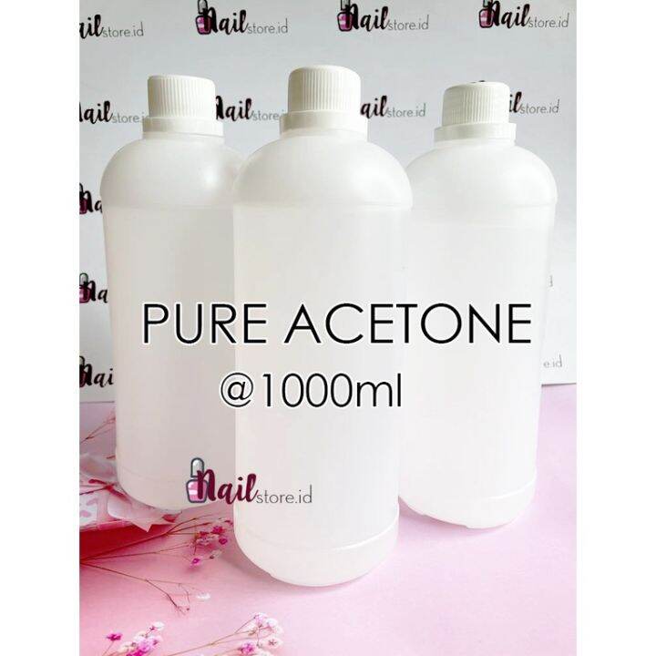 ASETON ACETON KHUSUS KUTEK GEL 1 LITER / 1L CAIRAN HAPUS KUTEK GEL CLEANSER REMOVER | Lazada ...
