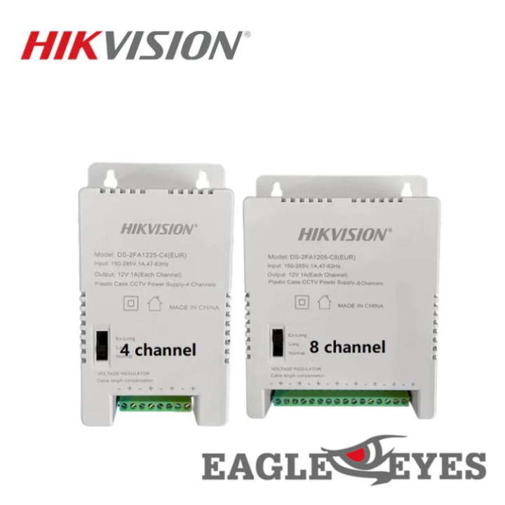 HIKVISION DS-2FA1225-C4 4A / DS-2FA1205-C8 5A , POWER SUPPLY HIKVISION PSU 4CH / 8CH POWER ...