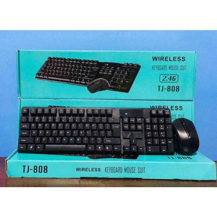 Wireless Keyboard And Mouse Combo TJ-808 | Lazada Indonesia