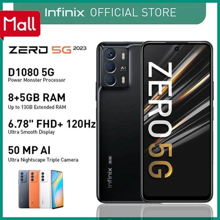 Infinix Zero 5G 7.5 FHD Phone 12GB 512GB Original Gamming Cellphone ...