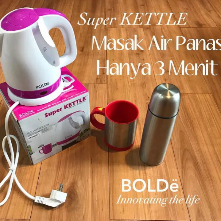 BOLDE SUPER KETTLE ELITE SERIES 1 LITER | PEMANAS AIR LISTRIK | KETTLE ...