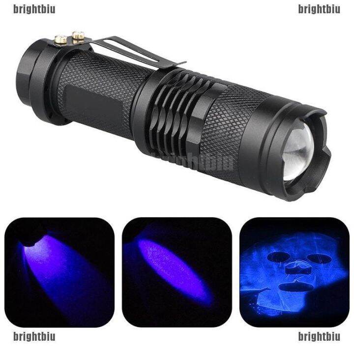 【Ready stock】 [S]LED Ultra Violet UV 365 nm Blacklight Flashlight ...