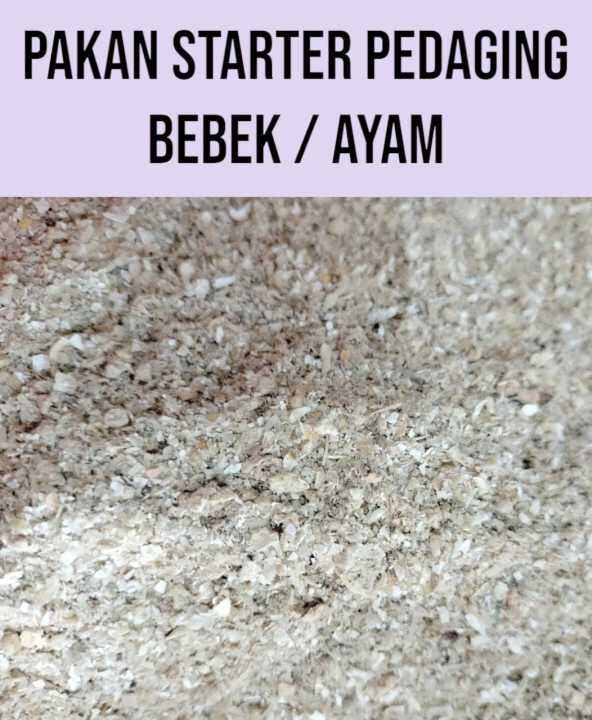 1 kg pakan ayam bebek pedaging / pakan starter pedaging protein tinggi ...