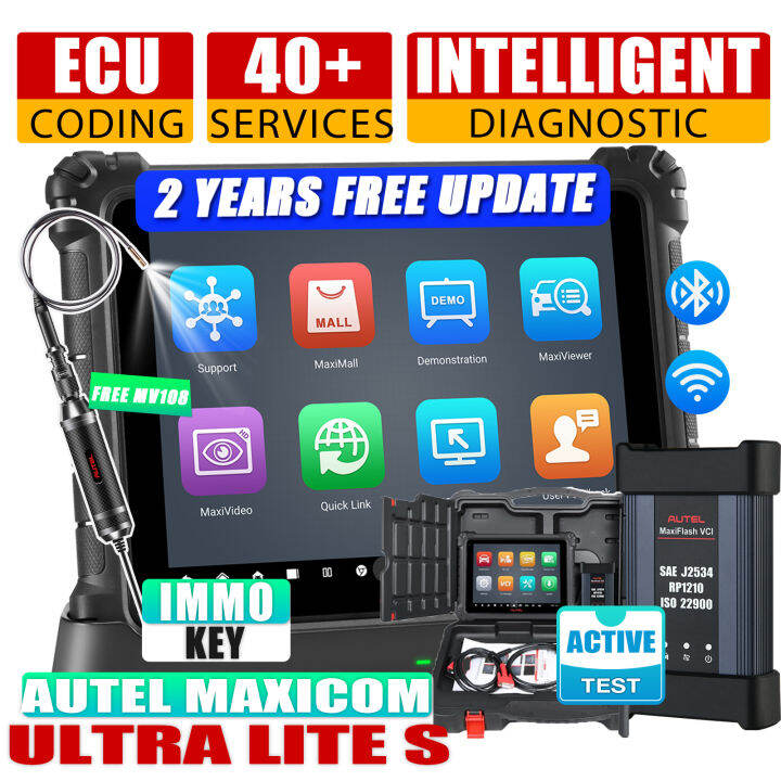Autel MaxiCOM Ultra Lite S Auto Diagnostic Tool,ECU Programming & Coding,Intelligent Scan tool ...