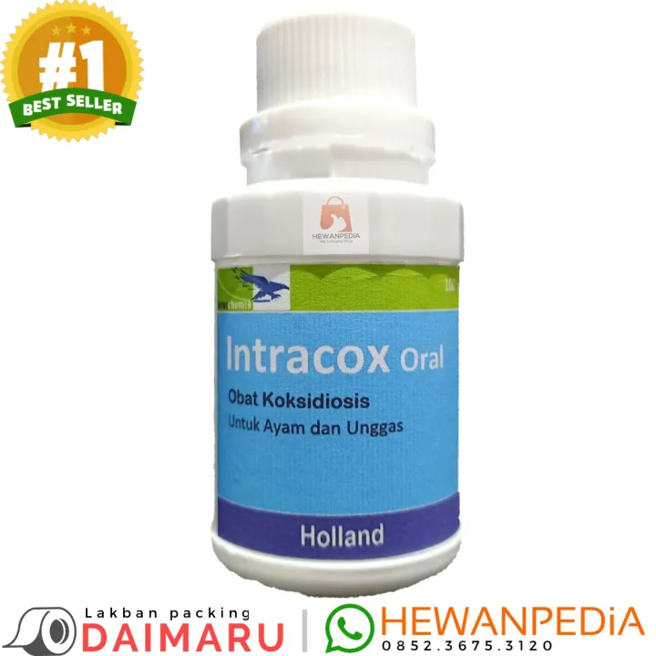 INTRACOX ORAL 100 ml - Obat Koksidiosis Hewan Koksi Mencret Diare ...