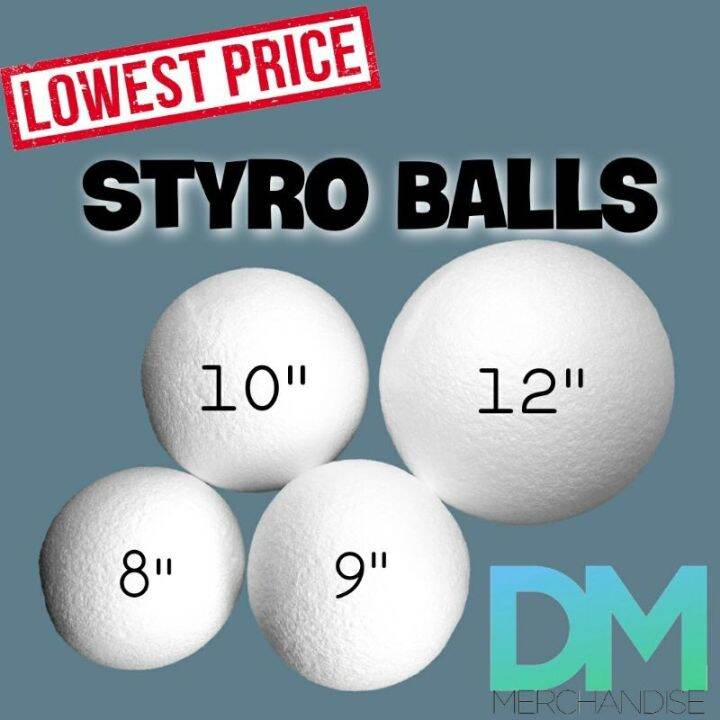 Styro Balls - Size: 8 9 10 12 (SOLD per piece) | Lazada PH