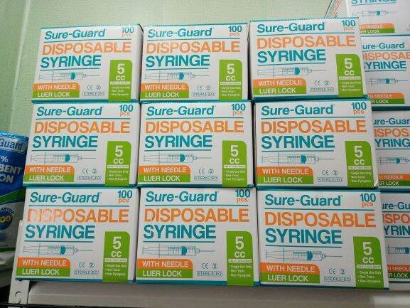 Disposable Syringe 5cc 23Gx1" (0.6x25) with Needle - Box of 100 pcs. | Lazada PH