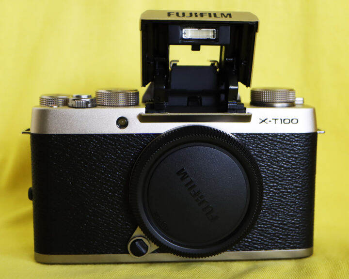 Fuji Fujifilm X-T100 Black-Champagne Gold Body (4K, Wi-Fi, BT), XT-100 ...