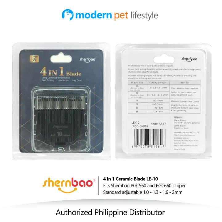 SHERNBAO CLIPPER BLADE FOR PGC-560 / PGC-660 CORDLESS CLIPPER | Lazada PH
