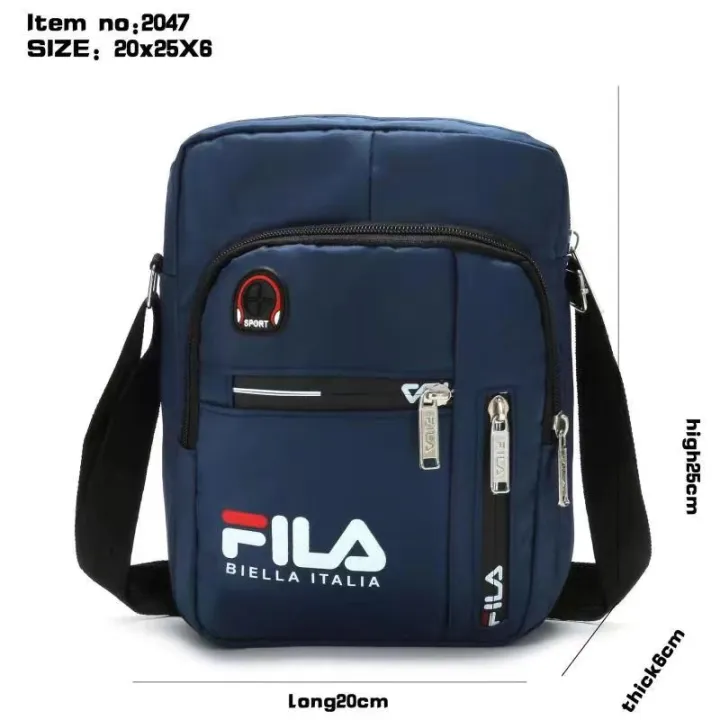 #2047 FILA Men's Sling bag Large size | Lazada PH