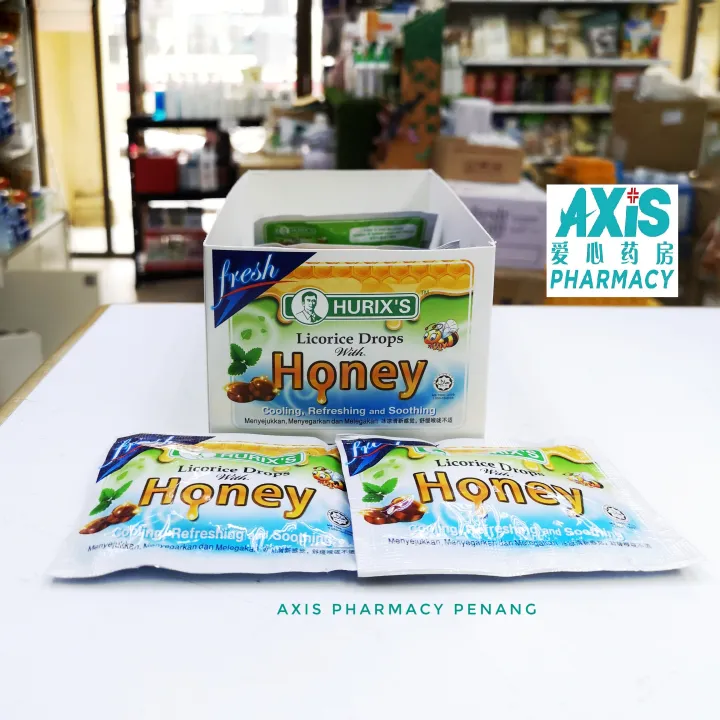 HURIX'S LICORICE DROPS WITH HONEY X 5 PACKETS Exp:10/2020 | Lazada