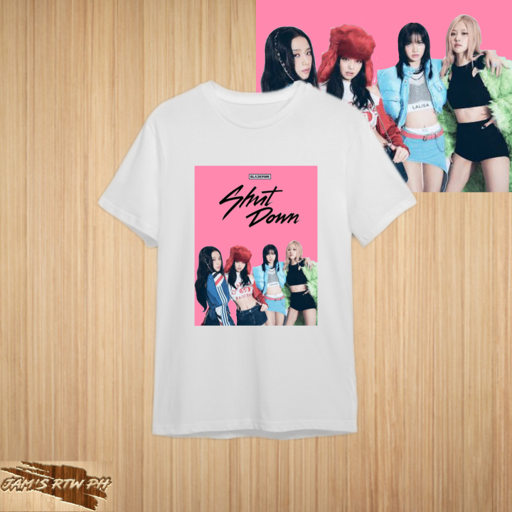 SHUT DOWN MERCH Blackpink Shirt Customized | LISA | JISOO | JENNIE ...