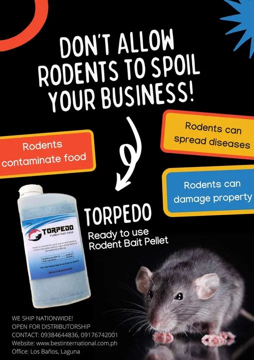 TORPEDO RAT BAIT Pest 650g Pain sa Daga Patay Agad within 72hrs | Lazada PH
