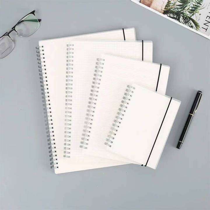 [Bottle Concept] LOWEST PRICE A6 A5 B5 Muji Inspired Spiral Spring Notebook (Lined, Grid) High ...