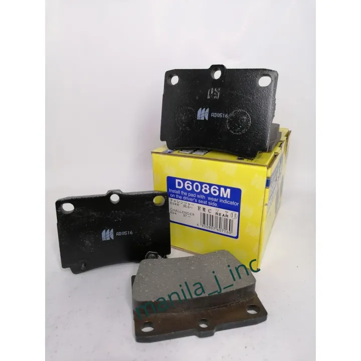DISC PAD/ BRAKE PAD MITSUBISHI MONTERO 2008-2018 MITSBUBISHI PAJERO ...